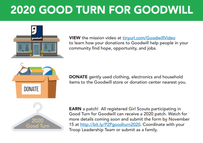 Good Turn for Goodwill 2020 Begins October 1! – Blog