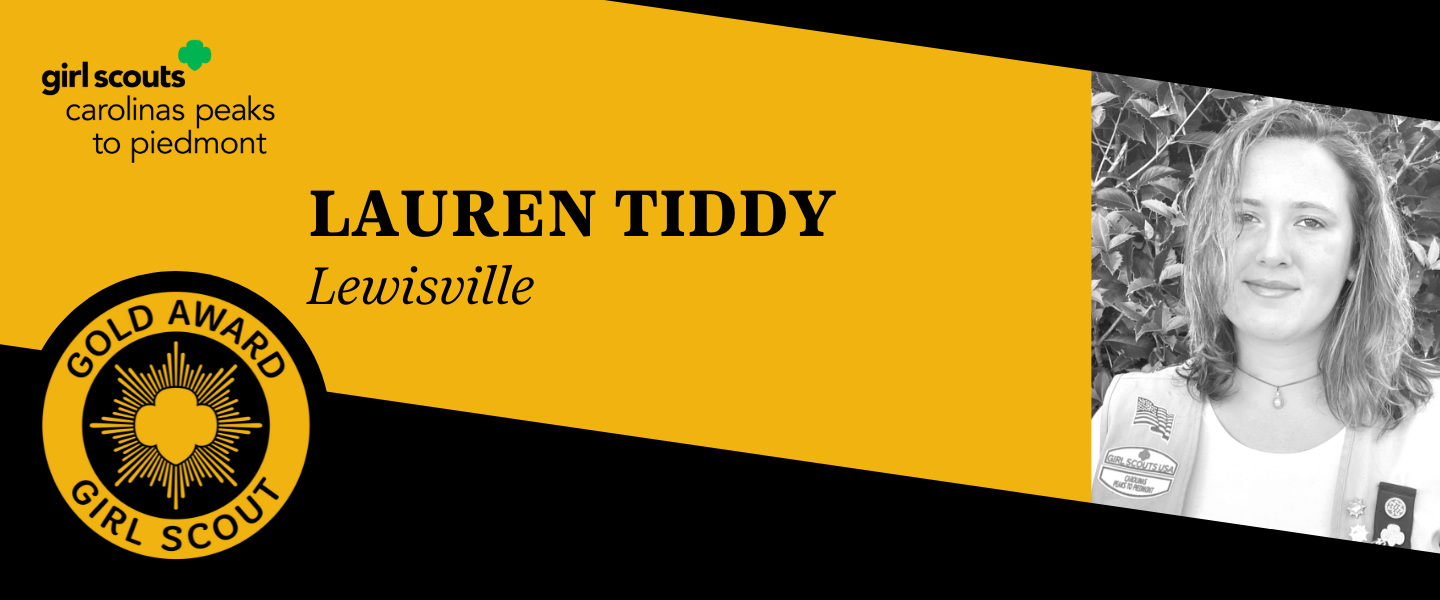 Lauren Tiddy Earns Girl Scouts’ Highest Honor – Blog