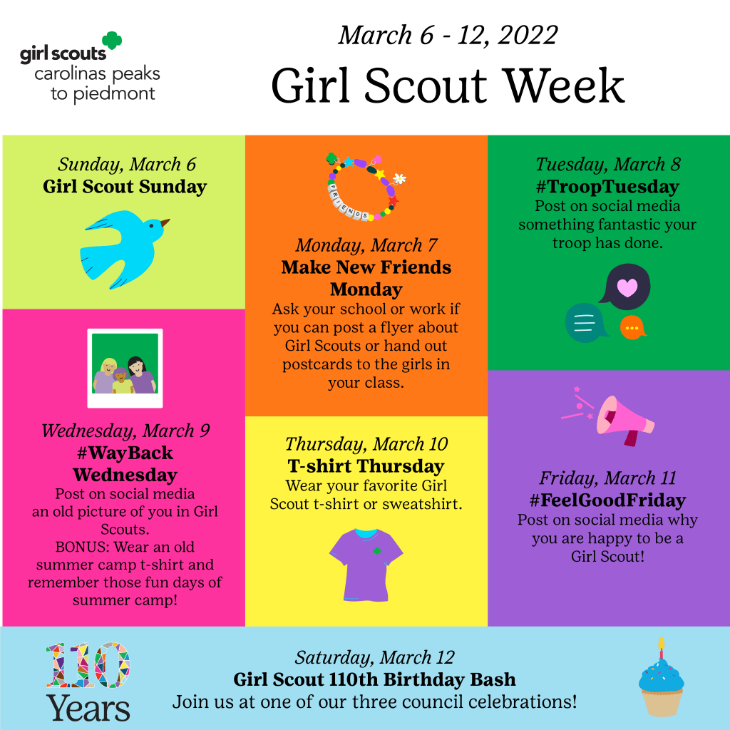 Let’s celebrate Girl Scout Week 2022! – Blog