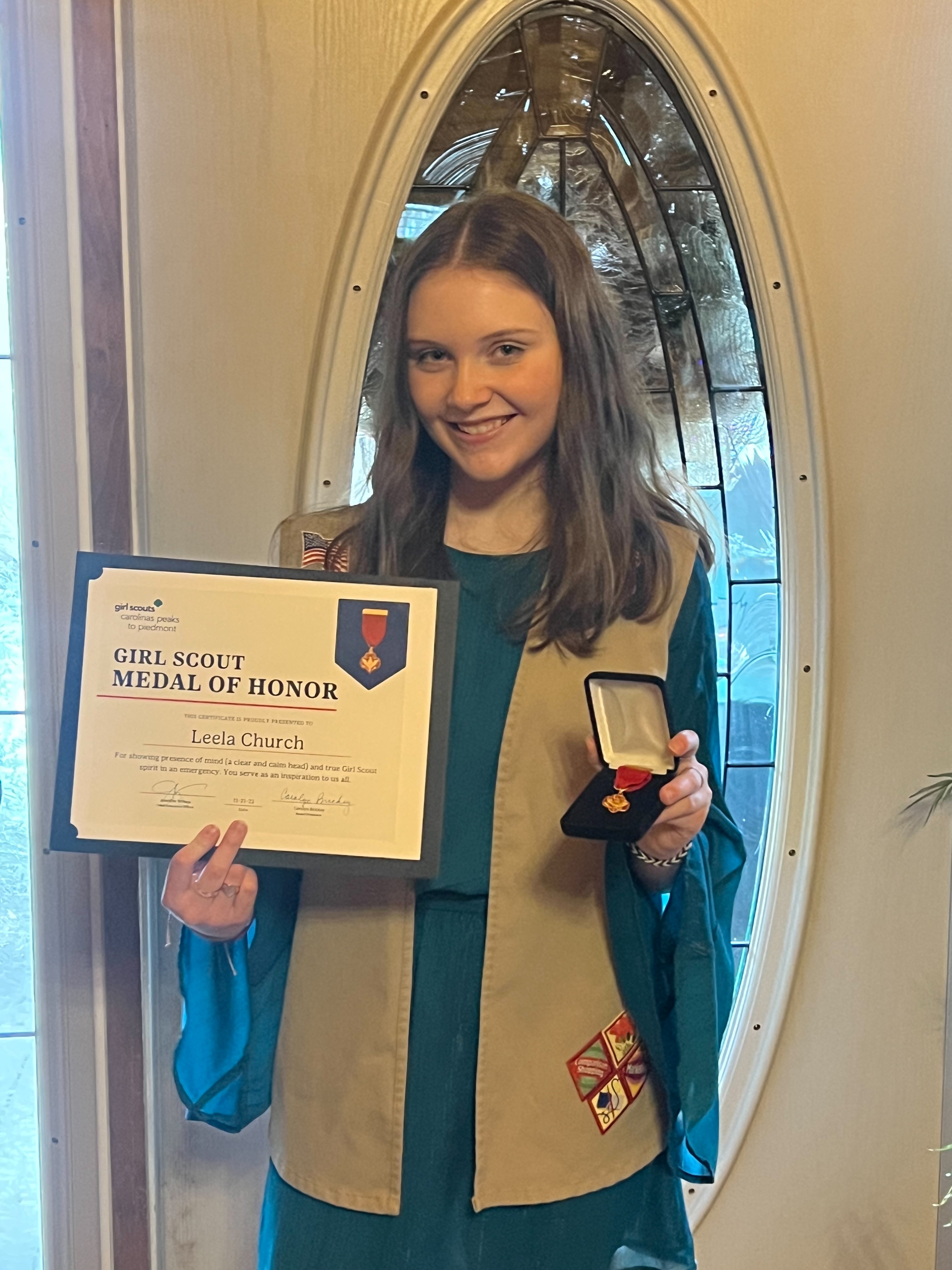P2P Girl Scout Awarded Medal of Honor – Blog