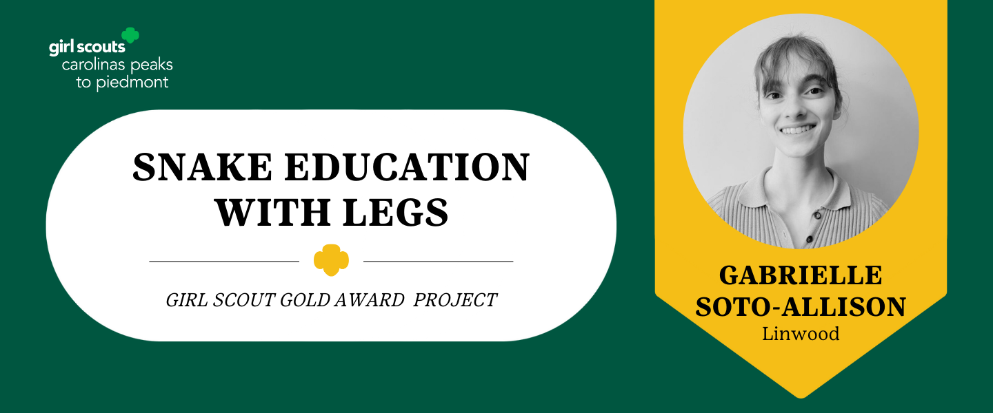 Snake Education With Legs: Gabrielle Soto-Allison’s Girl Scout Gold ...