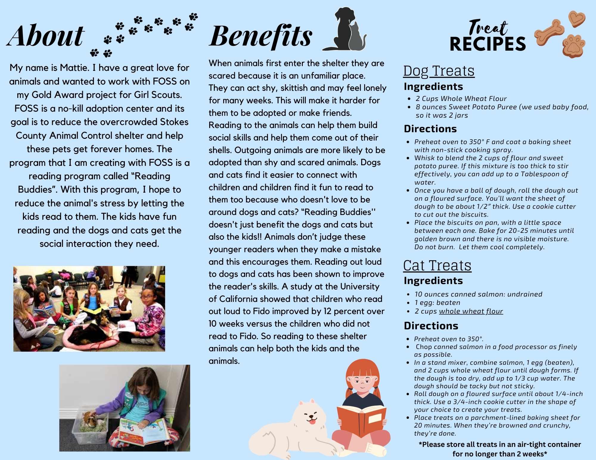 Reading Buddies: Mattie Joyce’s Girl Scout Gold Award Project – Blog